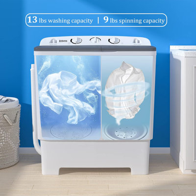 TABU Portable Compact 2-in-1 Washer & Spin Dryer for TABU Portable Compact 2-in-1 Washer & Spin Dryer for